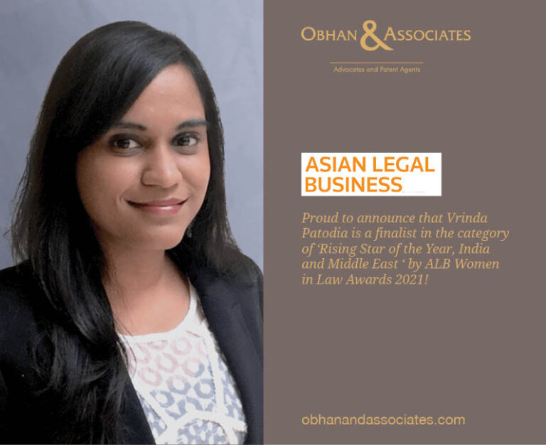 Vrinda Patodia recognized amongst the ALB India Rising Stars 2022 ...